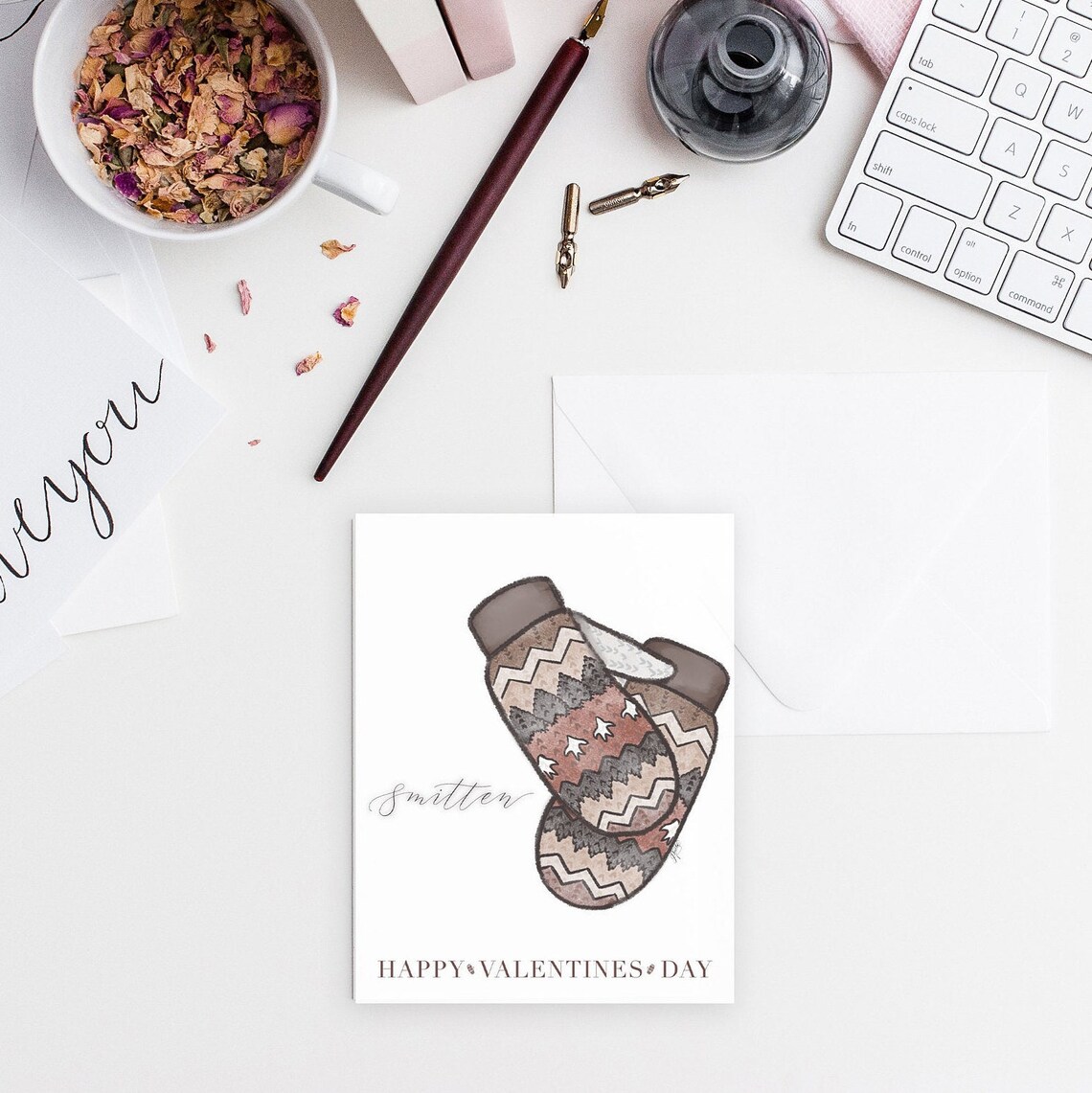 Smitten Bernie Sanders Valentines Mittens Note Card Mittens - Etsy