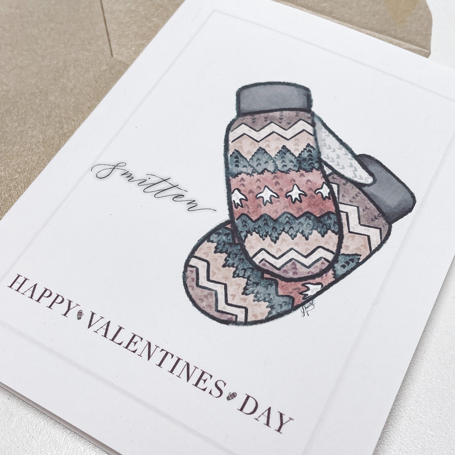 Smitten Bernie Sanders Valentines Mittens Note Card Mittens - Etsy