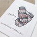 Smitten, Bernie Sanders Valentines, Mittens Note Card, Mittens ...