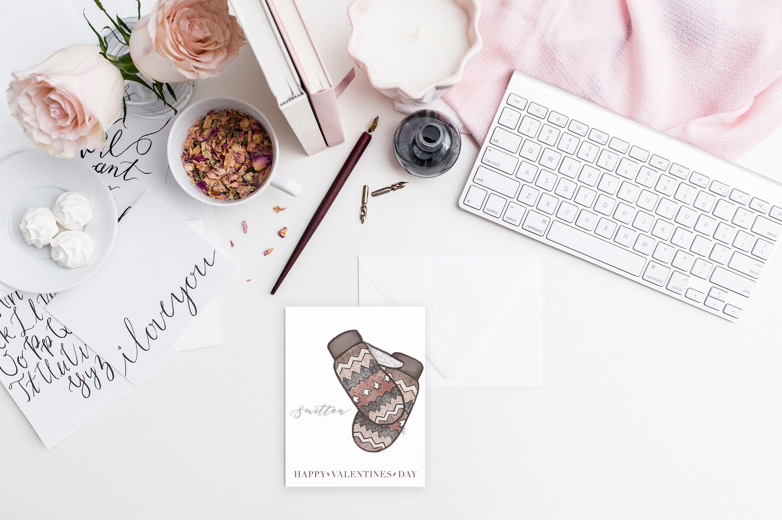 Smitten, Bernie Sanders Valentines, Mittens Note Card, Mittens ...