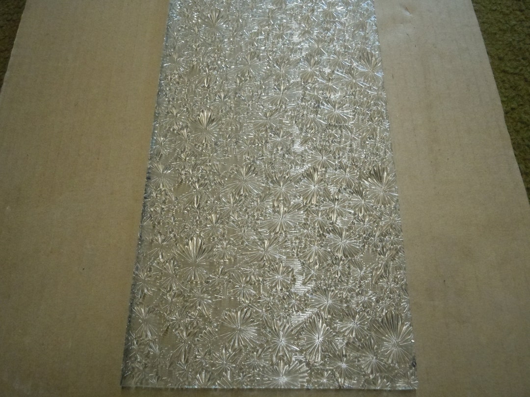 Vintage Obscure Florentine Pattern Glass(1 Piece) - 8" X 10" - Etsy