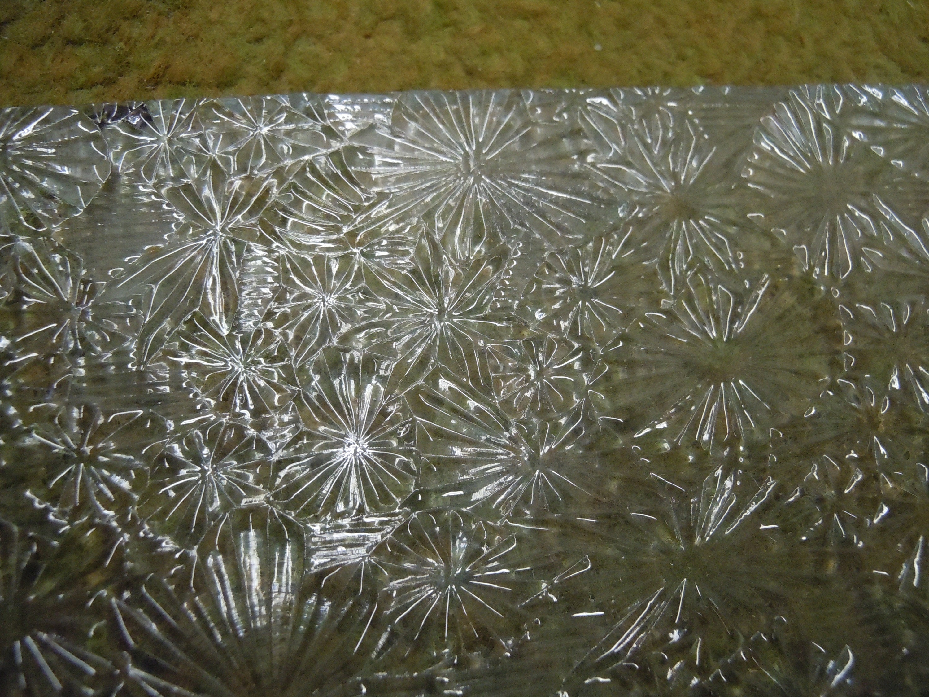 Vintage Obscure Florentine Pattern Glass(1 Piece) - 9" X 11" - Etsy