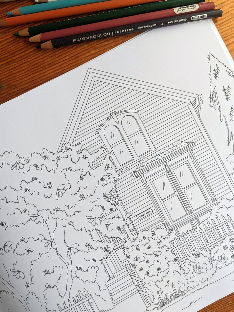 Historic Homes of Bellingham Coloring Book | Pacific Northwest ...