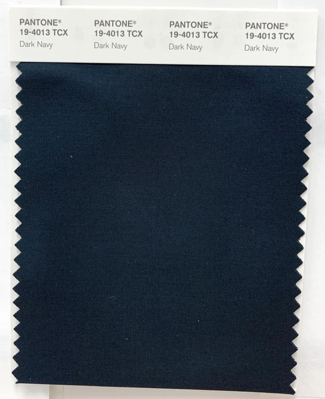 Original Pantone Smart 19-4013 TCX Dark Navy Color Swatch Card - Etsy