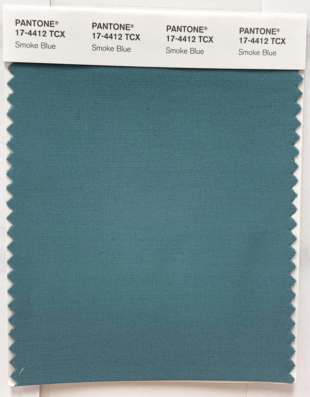 Original Pantone Smart 17-4412 TCX Smoke Blue Color Swatch Card - Etsy
