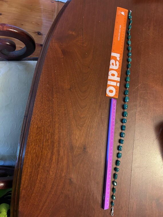 Elegant Single-Stranded Necklace with Large Tumbled D… - Gem