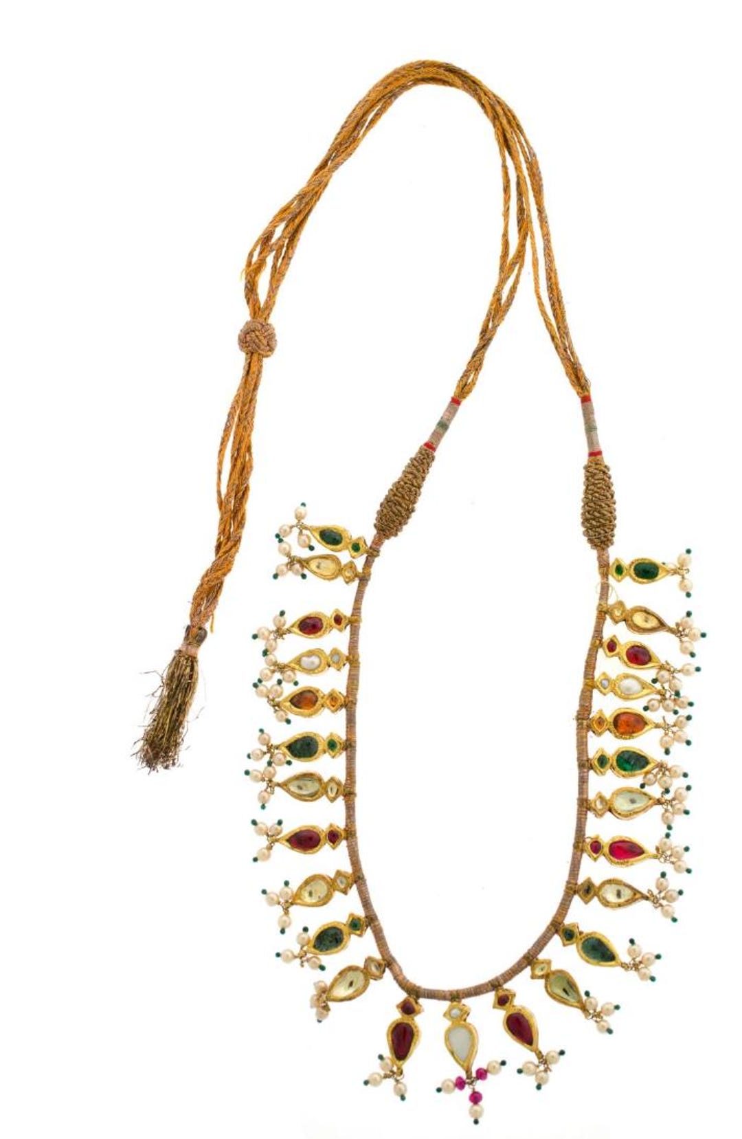 Antique 18th-century 18 Carat Navaratna Champakali Necklace – A Rare ...