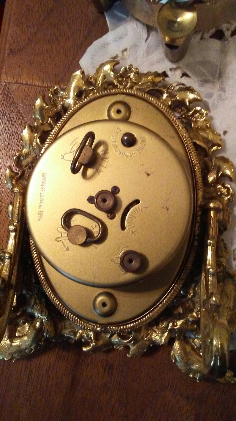 Stylebuilt Wind-up Alarm Clock Ornate Metal Case - Etsy