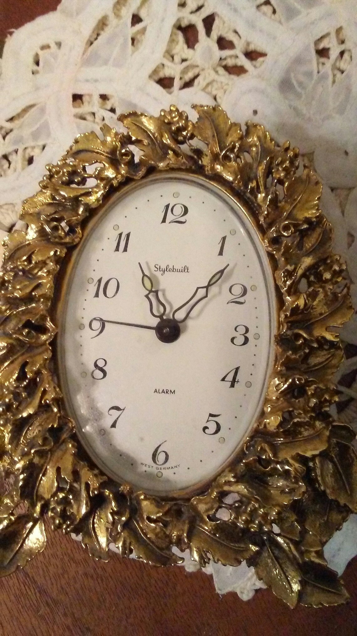 Stylebuilt Wind-up Alarm Clock Ornate Metal Case - Etsy
