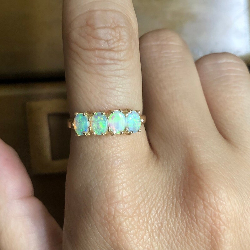 Vintage Opal Ring - Etsy