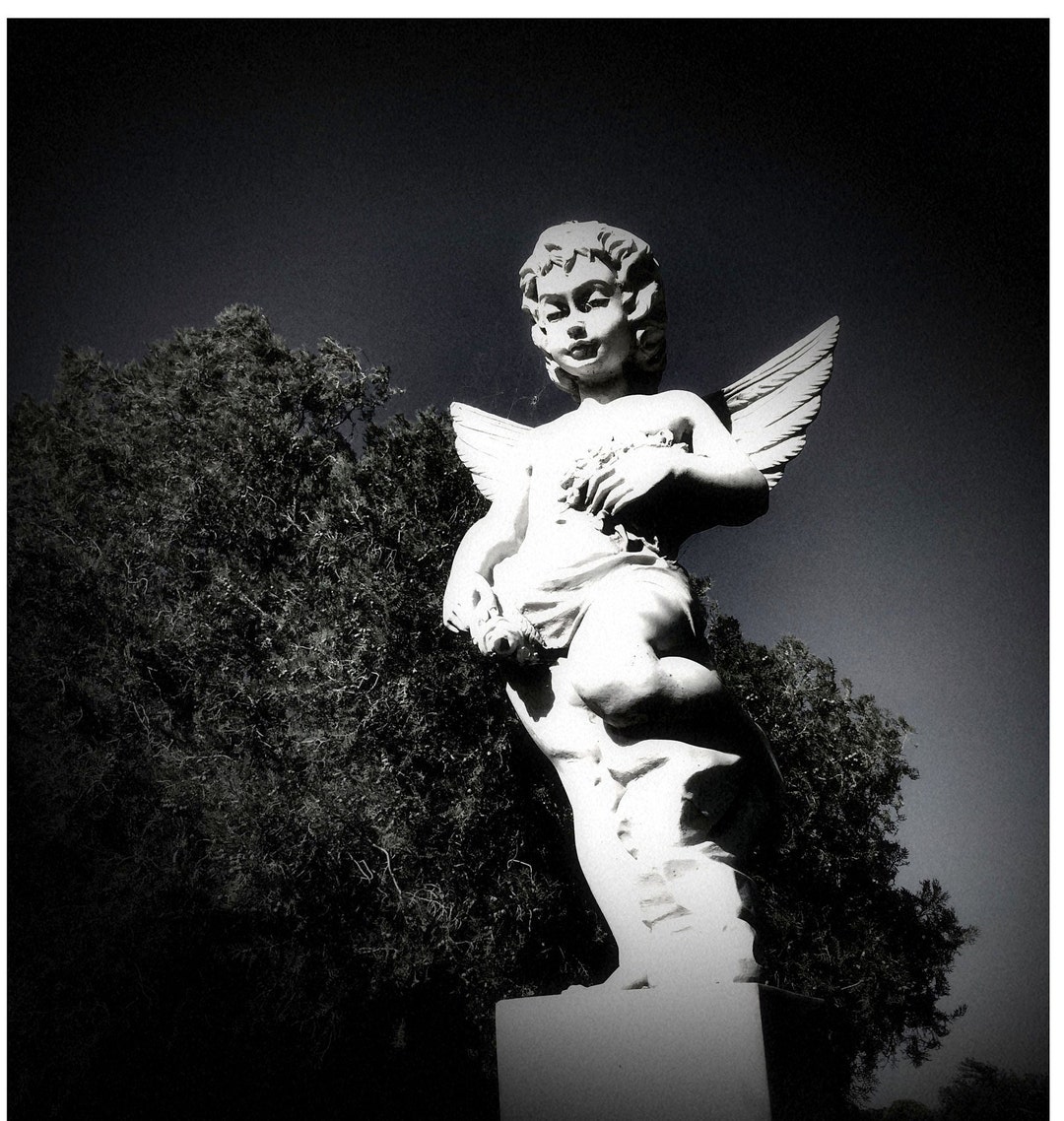 Hope Angel Gothic Art Print Angel Wall Decor Metal Print 8 X 8 - Etsy