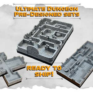 Dungeon Blocks Ultimate Dungeon Tiles - READY TO SHIP - Pre-designed ...