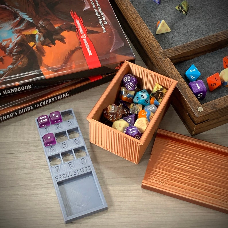 Spell Slot Tracker Physical 3D Print for D&D Spell - Etsy