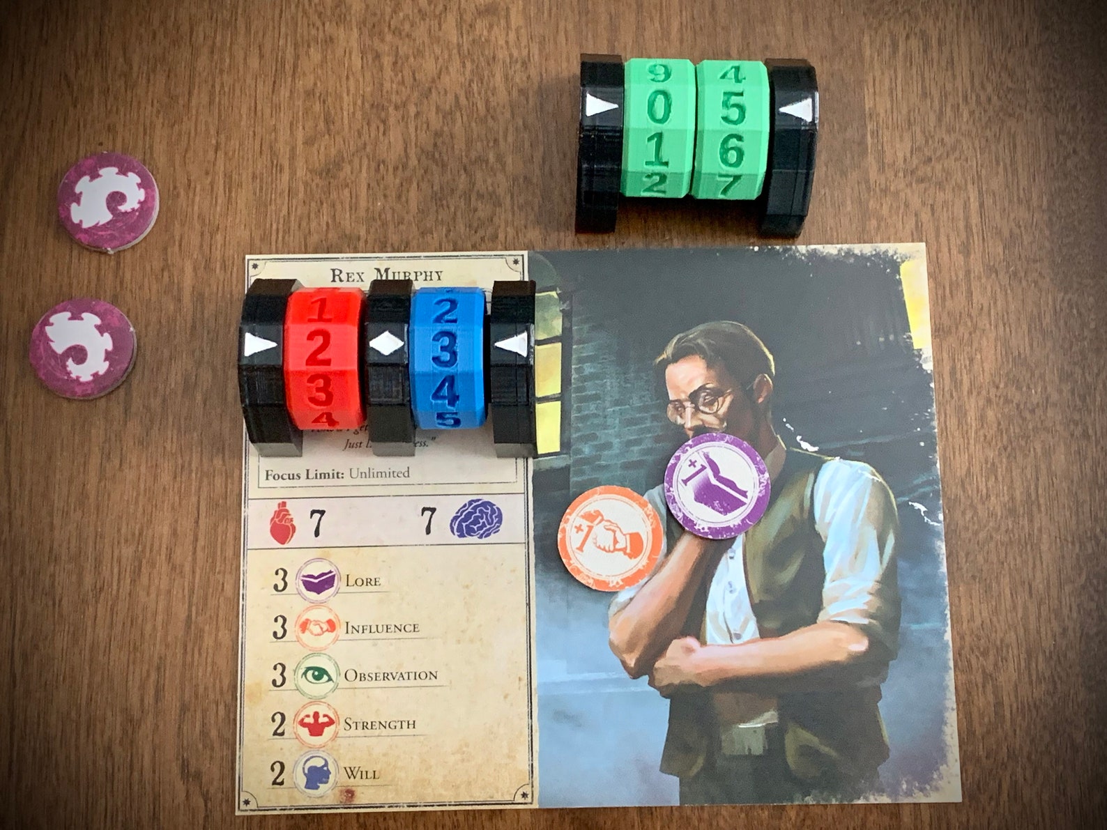 Spin Dial Health / Sanity Counter and Money Counter for | Etsy