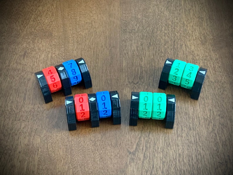 3D Printed Dial Counter Set for Arkham Horror Games - Etsy