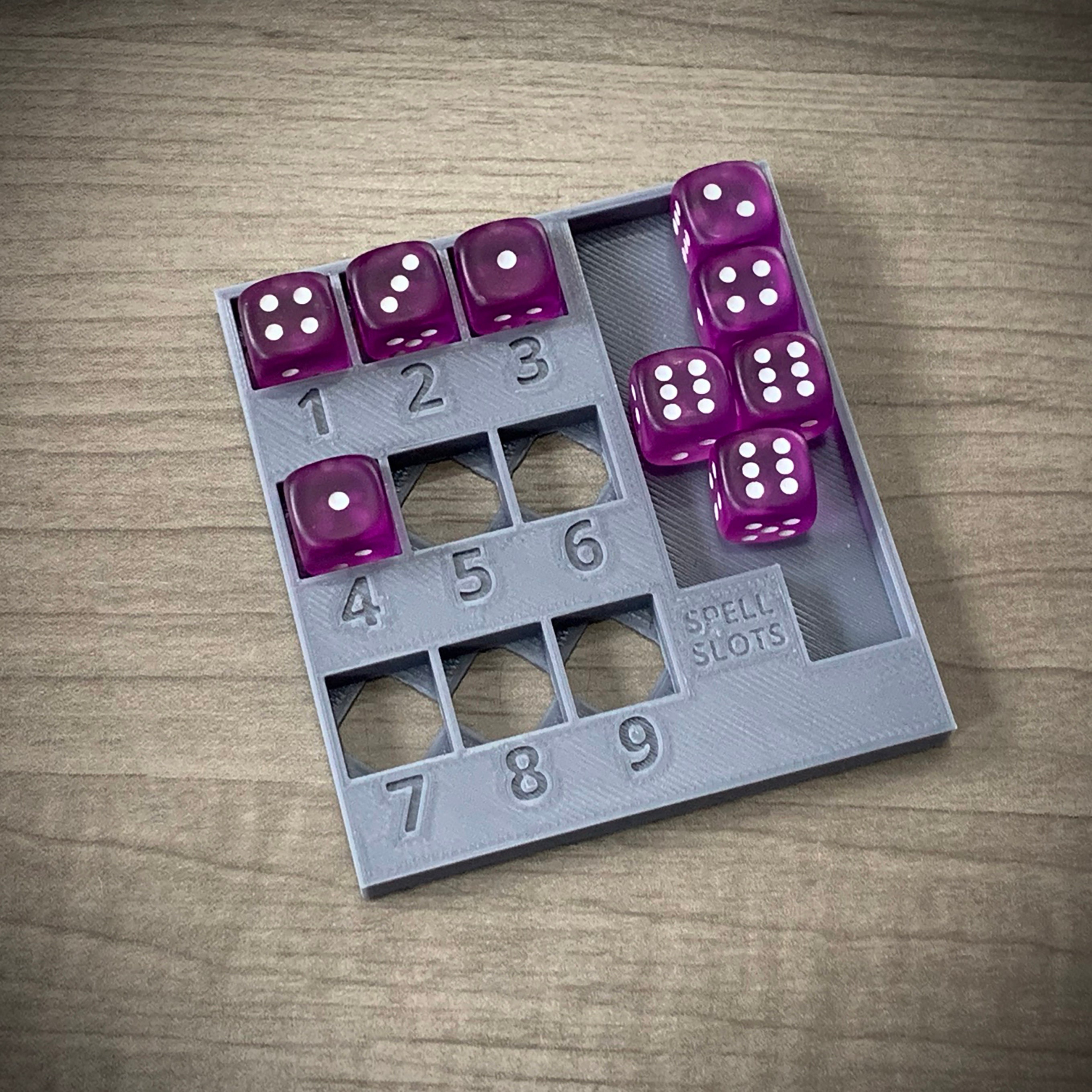 Spell Slot Tracker Physical 3D Print for D&D Spell | Etsy