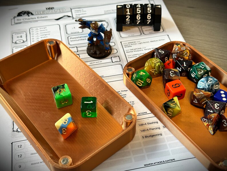 Dice Boxes Counter Boxes With Magnetic Lids for Magic - Etsy