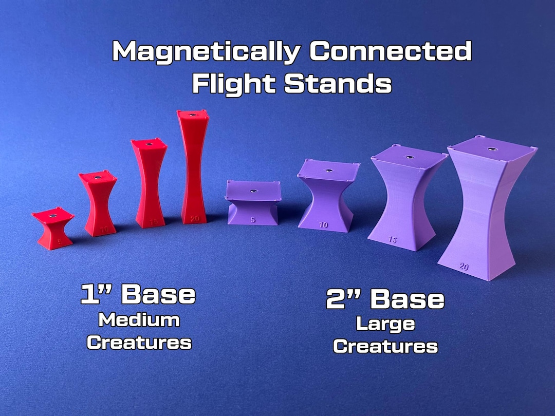 D&D Flight Stands, Magnetically Connected - 5ft, 10ft, 15ft, 20ft ...