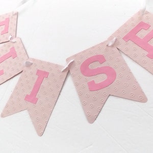 Name Banner, Girl's Name Banner, Custom Baby Name Banner, Birthday ...
