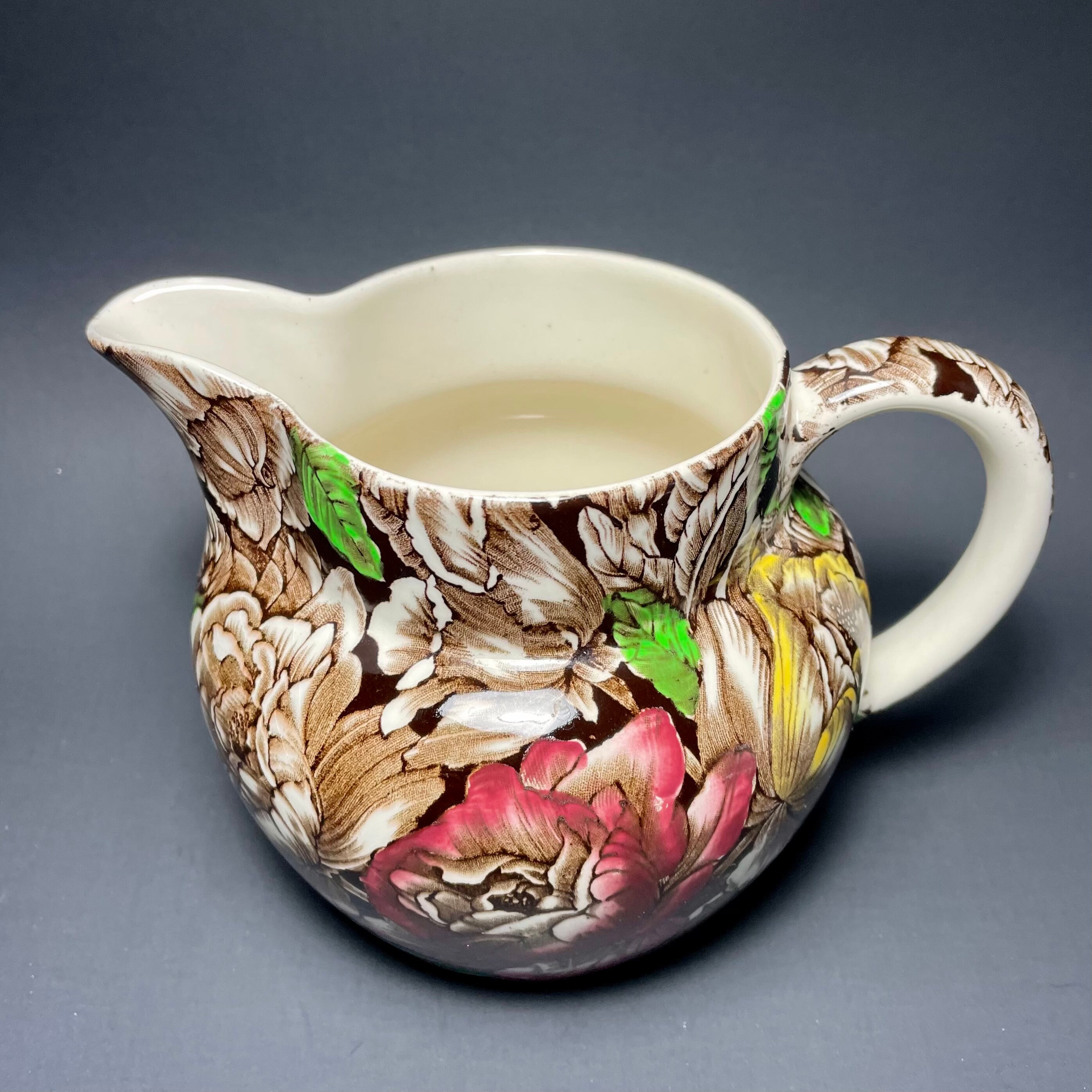 Vintage Myott, Sons & Co. Pitcher Bermuda Brown Multicolor - Etsy