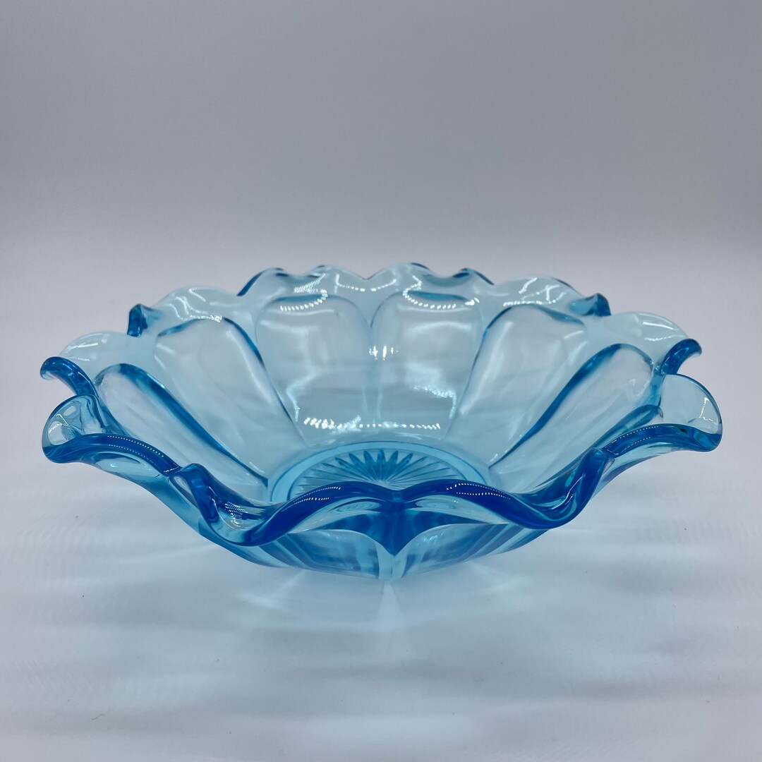 Vintage ~ Westmoreland ~ 1776 Colonial Fruit Bowl ~ Brandywine Blue ...