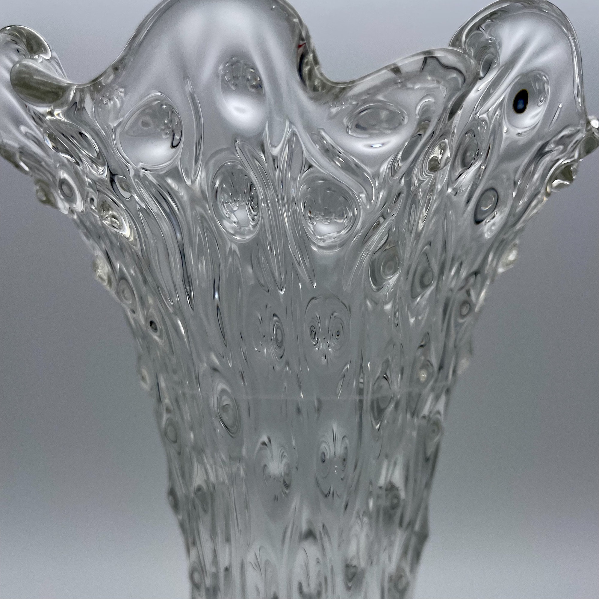Antique Northwood Tree Trunk Vase Clear Footed 1900-1920 - Etsy