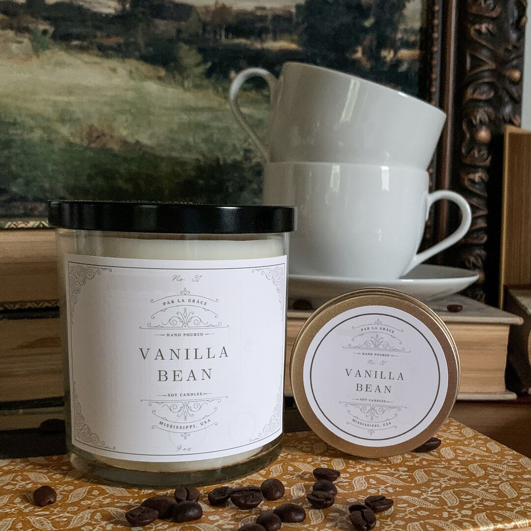Vanilla Bean (no. 31), Cafe Candle, Home Decor, Gift, Home Fragrance ...