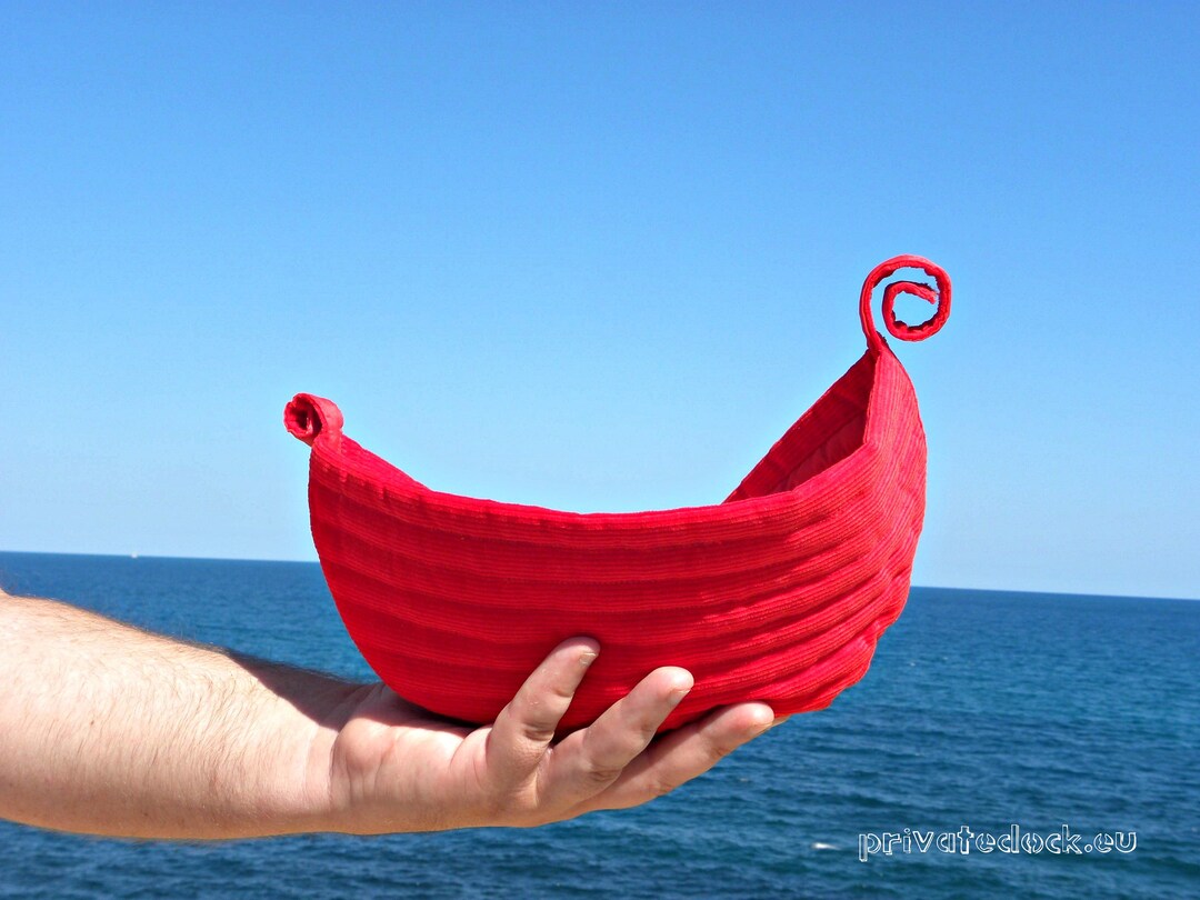 Viking Boat Basket Man Cave, Home Decoration, Sea House, Lake House ...