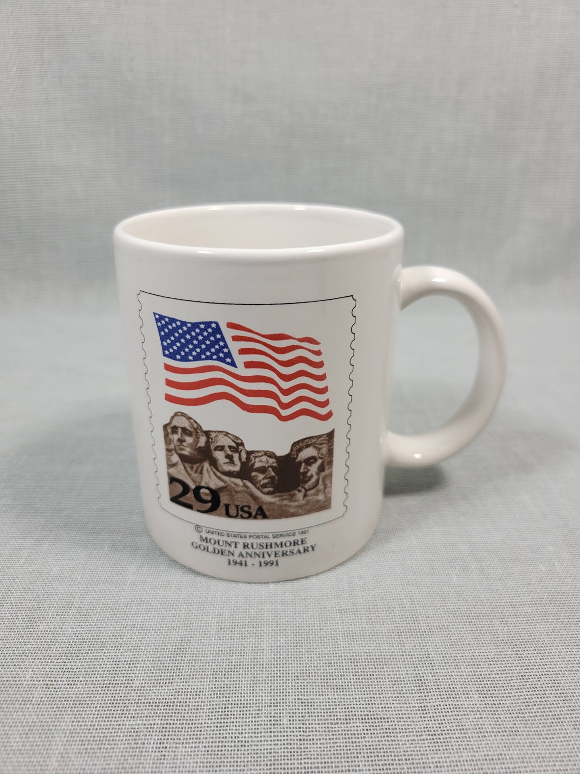 RARE Vintage Commemorative Souvenir Mug Mount Rushmore - Etsy