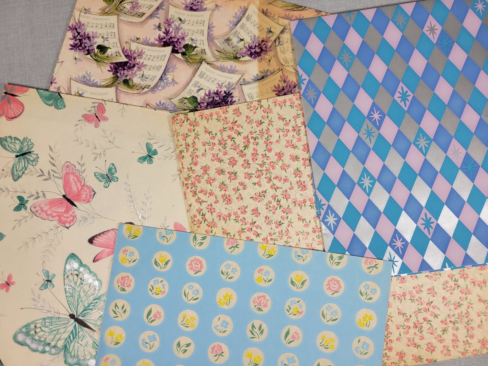 Hall Brothers Inc Gift Wrap + Hallmark Wrapping Paper - Pink Floral ...