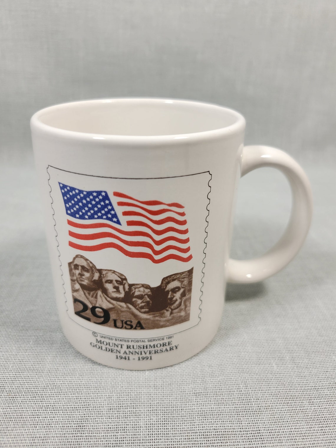 RARE Vintage Commemorative Souvenir Mug Mount Rushmore - Etsy