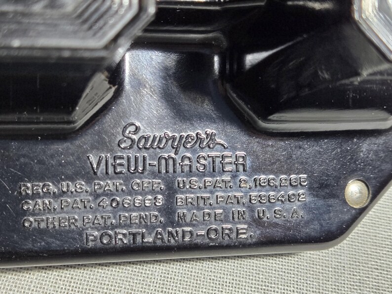 Vintage Bakelite View-master Model C – With 36 Classic Reels - Etsy
