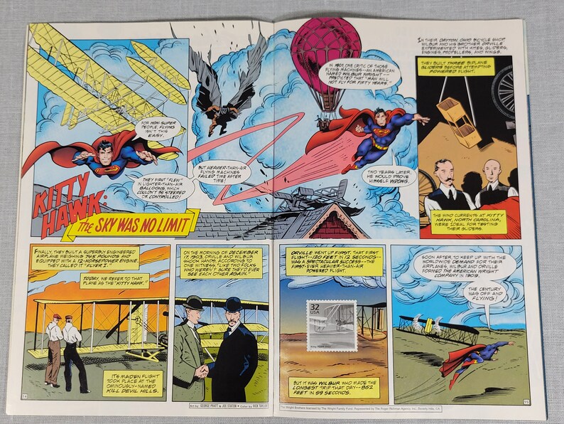 Vintage 1998 DC Comics Superhero Stamp Album: US Postal Service - Etsy