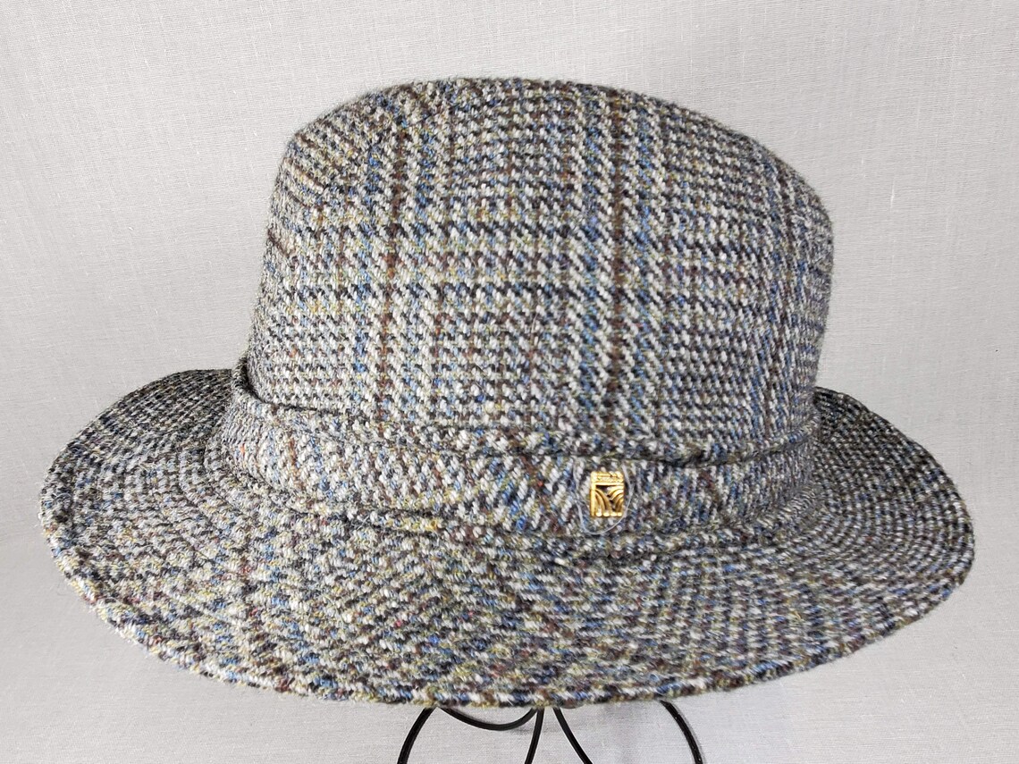Vintage Tweed Fedora - Hills Quality Crafted Hats - Handcrafted in New ...