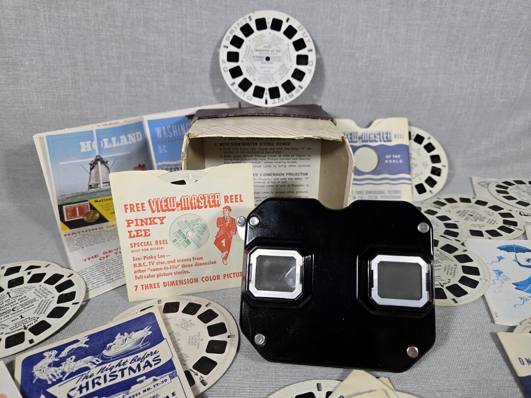 Vintage Bakelite View-master Model C – With 36 Classic Reels - Etsy