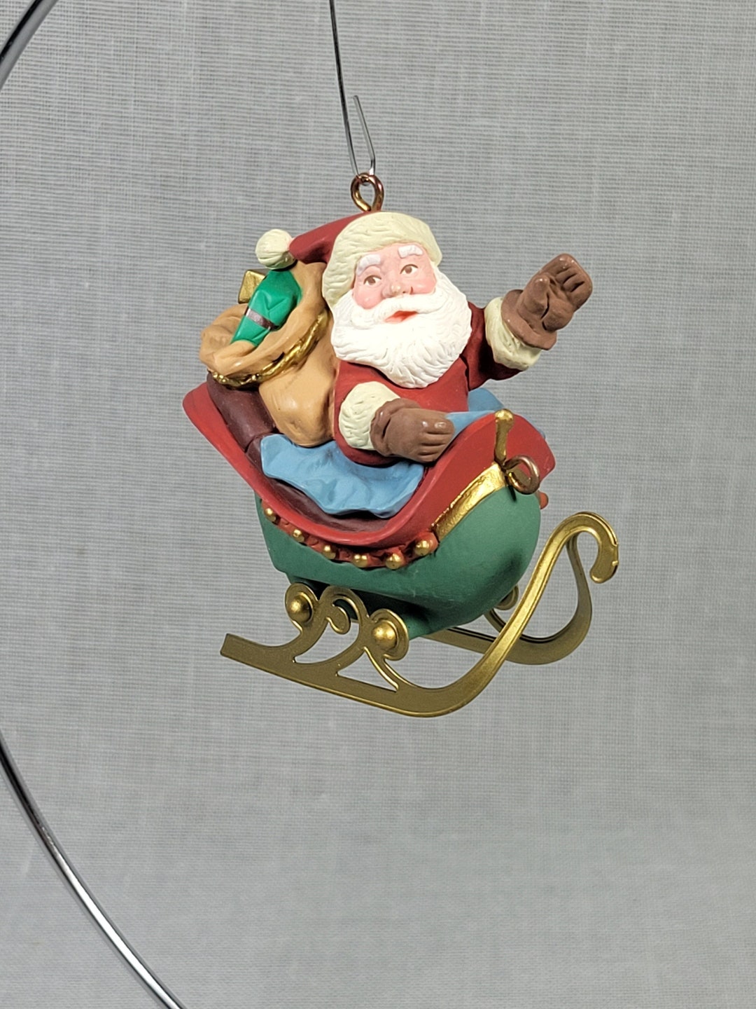 Hallmark Santa Claus - Fifth of Five Ornaments in the Santa and His ...