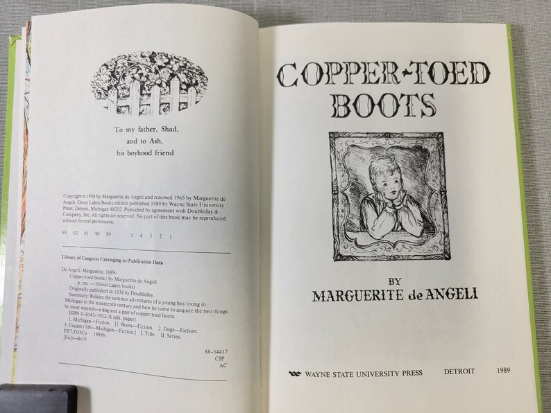 Copper-toed Boots – Marguerite De Angeli, 1989 Hardbound Edition - Etsy