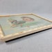 Florence Kroger Lithograph – 1944 Baby & Bluebird Print, MCM Framed Art ...