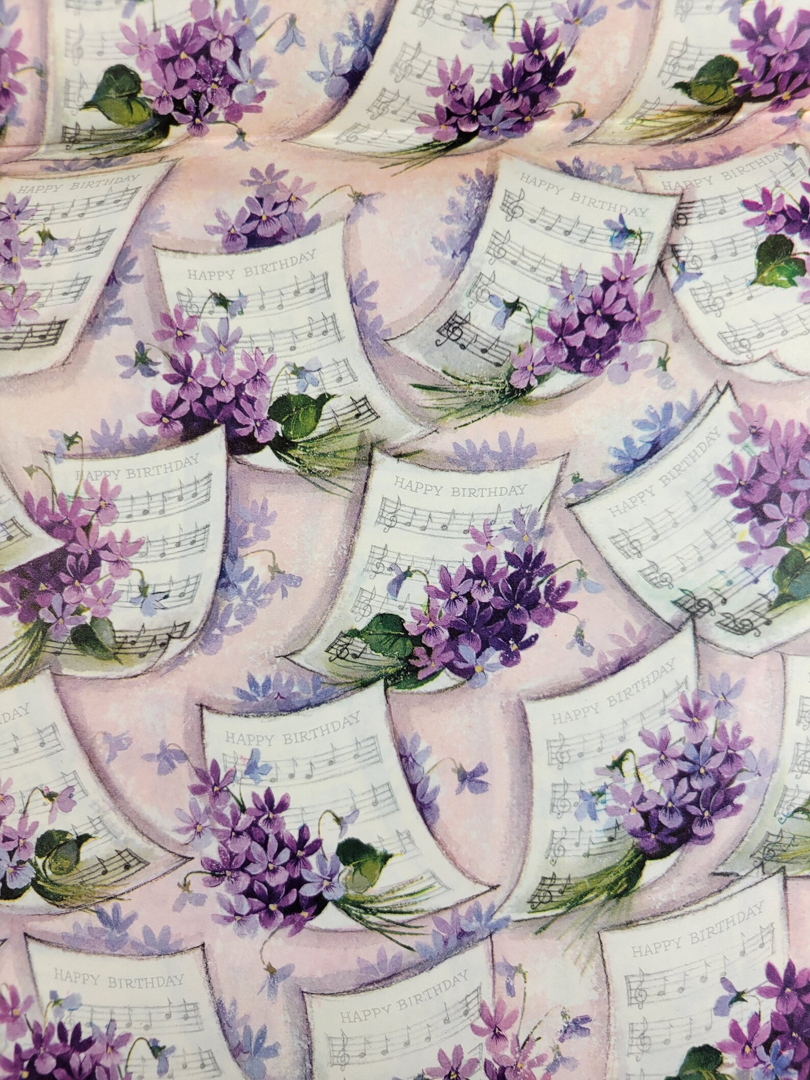 Hall Brothers Inc Gift Wrap + Hallmark Wrapping Paper - Pink Floral ...