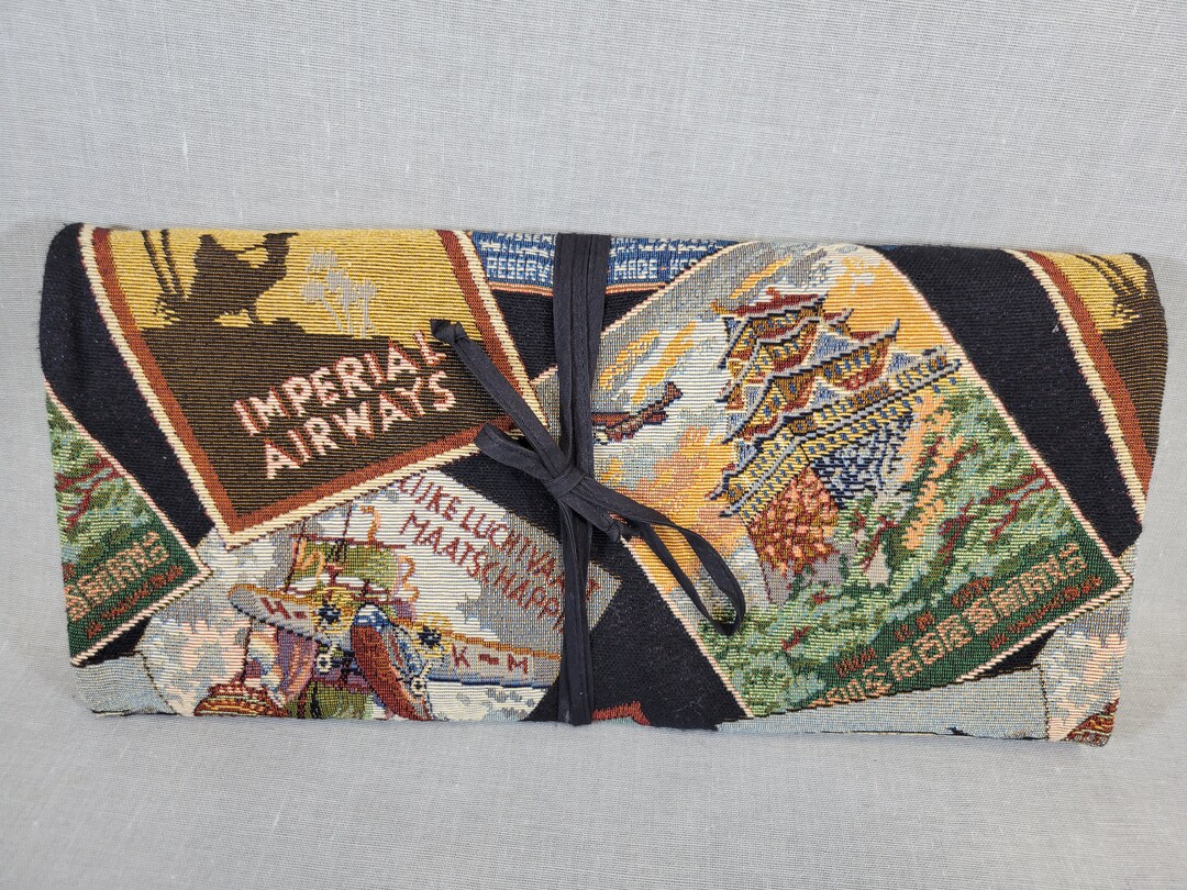 Oscar De La Renta Tri-fold Hang up Toiletries Jewelry Accessories Bag ...