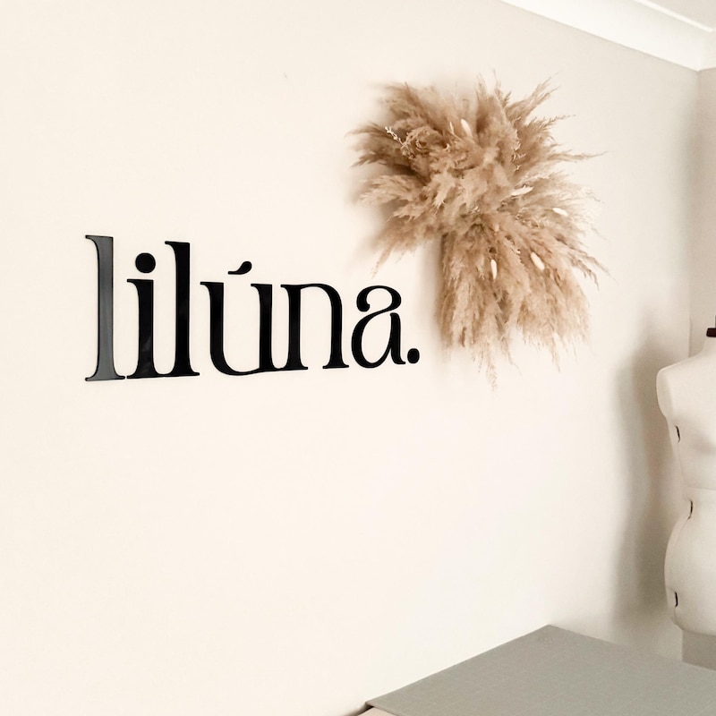 Black 3d Acrylic Logo - Etsy UK