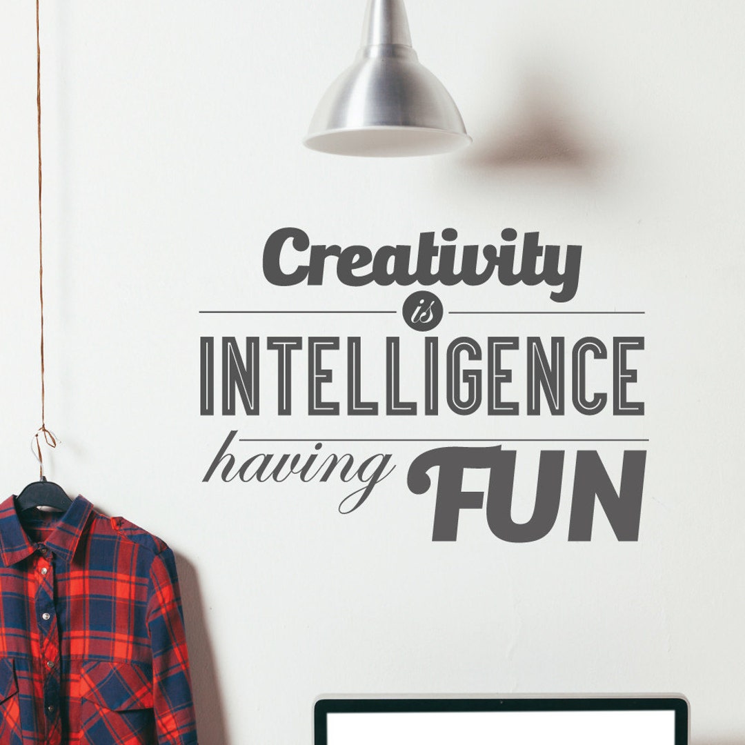 Creative Wall Decal Vinyl Wall Words Sticker - Etsy