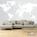 EXTRA LARGE World Map Decal 11ft X 5.7ft / 3.5m X 1.73m Wall Sticker ...