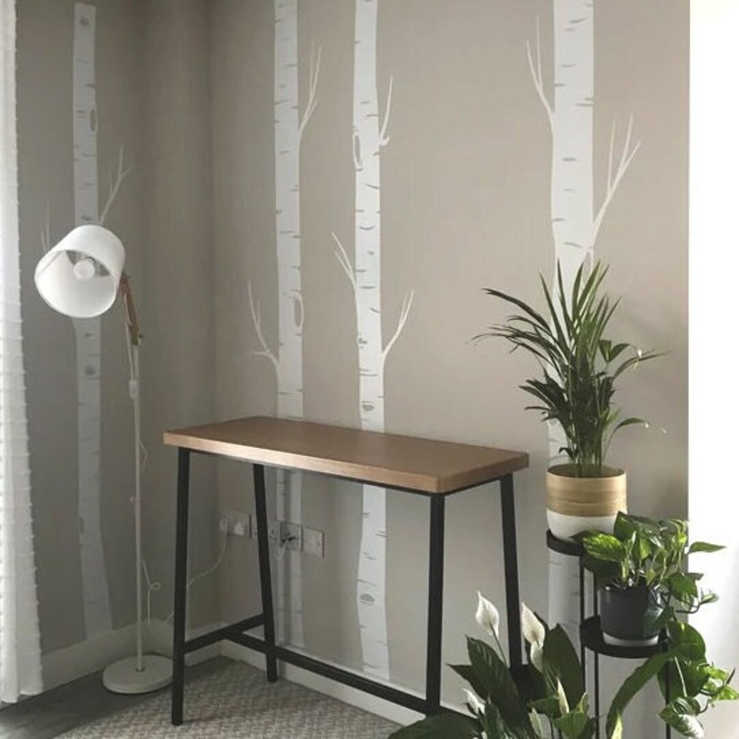 Large Birch Tree Wall Sticker Decals Living Room Vinyl - Etsy