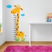 Giraffe Measuring Chart Wall Decal Childrens Wall Vinyl Bedroom - Etsy UK