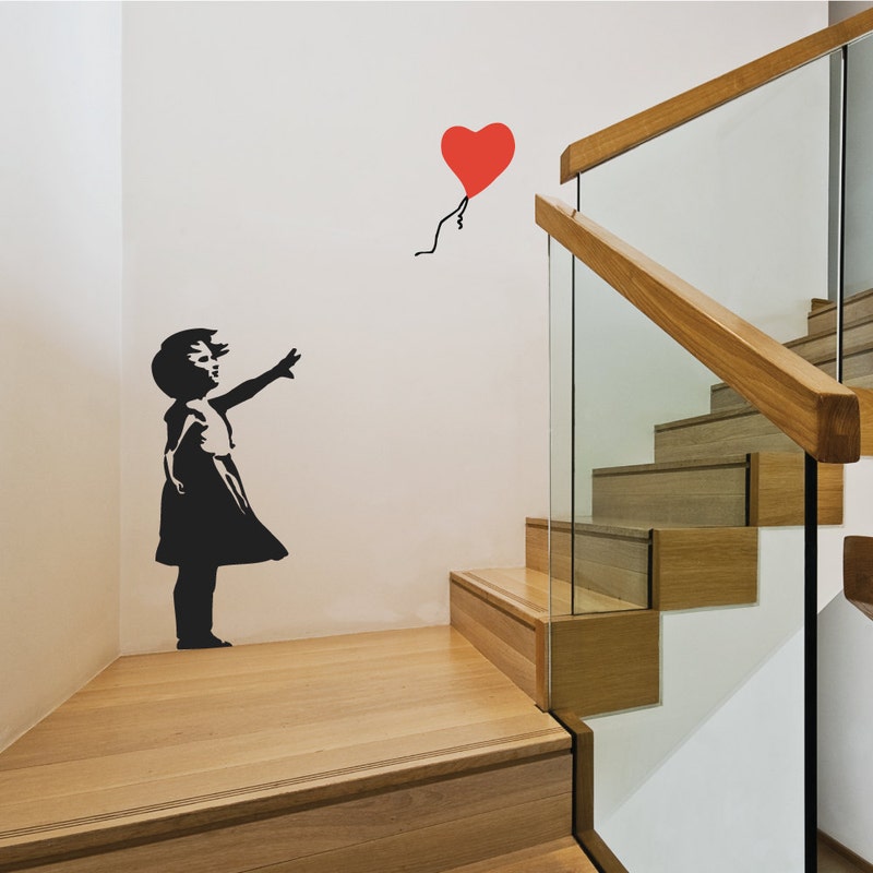 Banksy Wall Stickers - Etsy UK