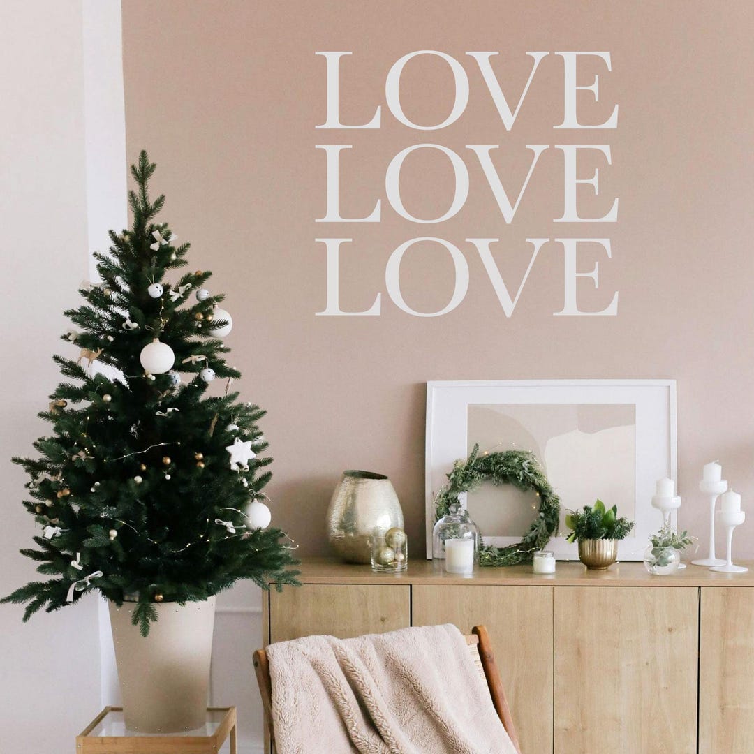 Love Decal Family Wall Sticker Mural Quote - Etsy