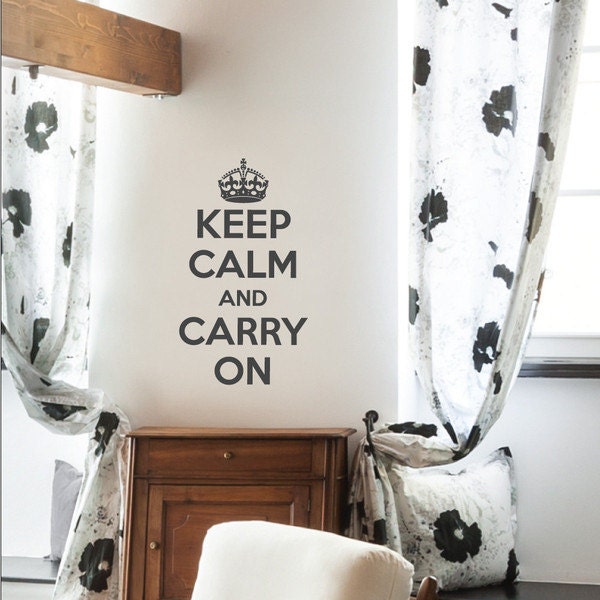 Keep Calm Decals - Etsy