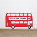 Personalised Bus Wall Sticker Decal - Etsy