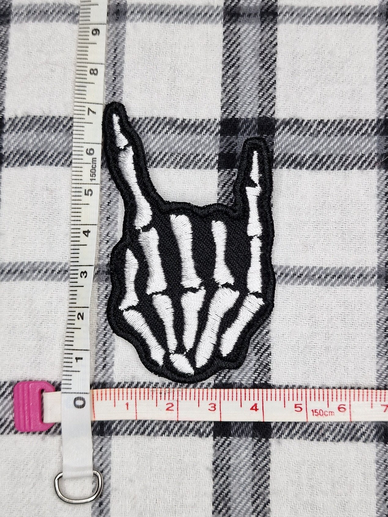 Skeleton Hands | Heart Hands | Devil Horns | Middle Finger FU | Iron on ...